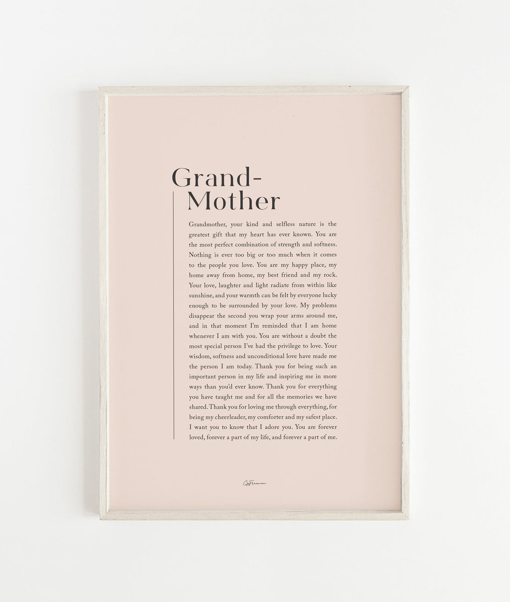 "Grandmother" Digital Print – Momentary Happiness