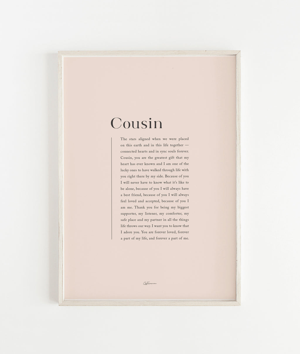 "Cousin" Print – Momentary Happiness
