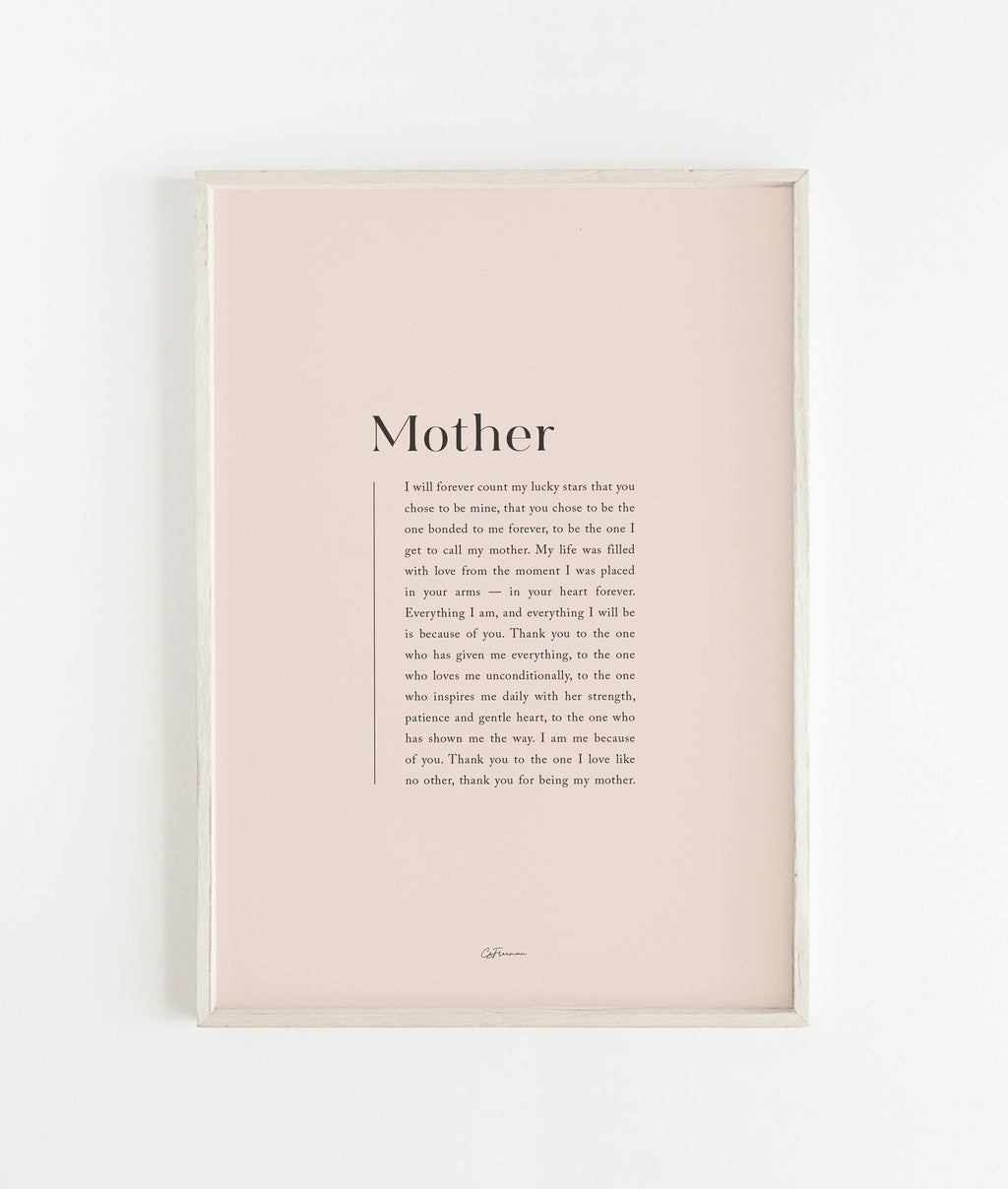 Digital Download "Mother" Print – Momentary Happiness